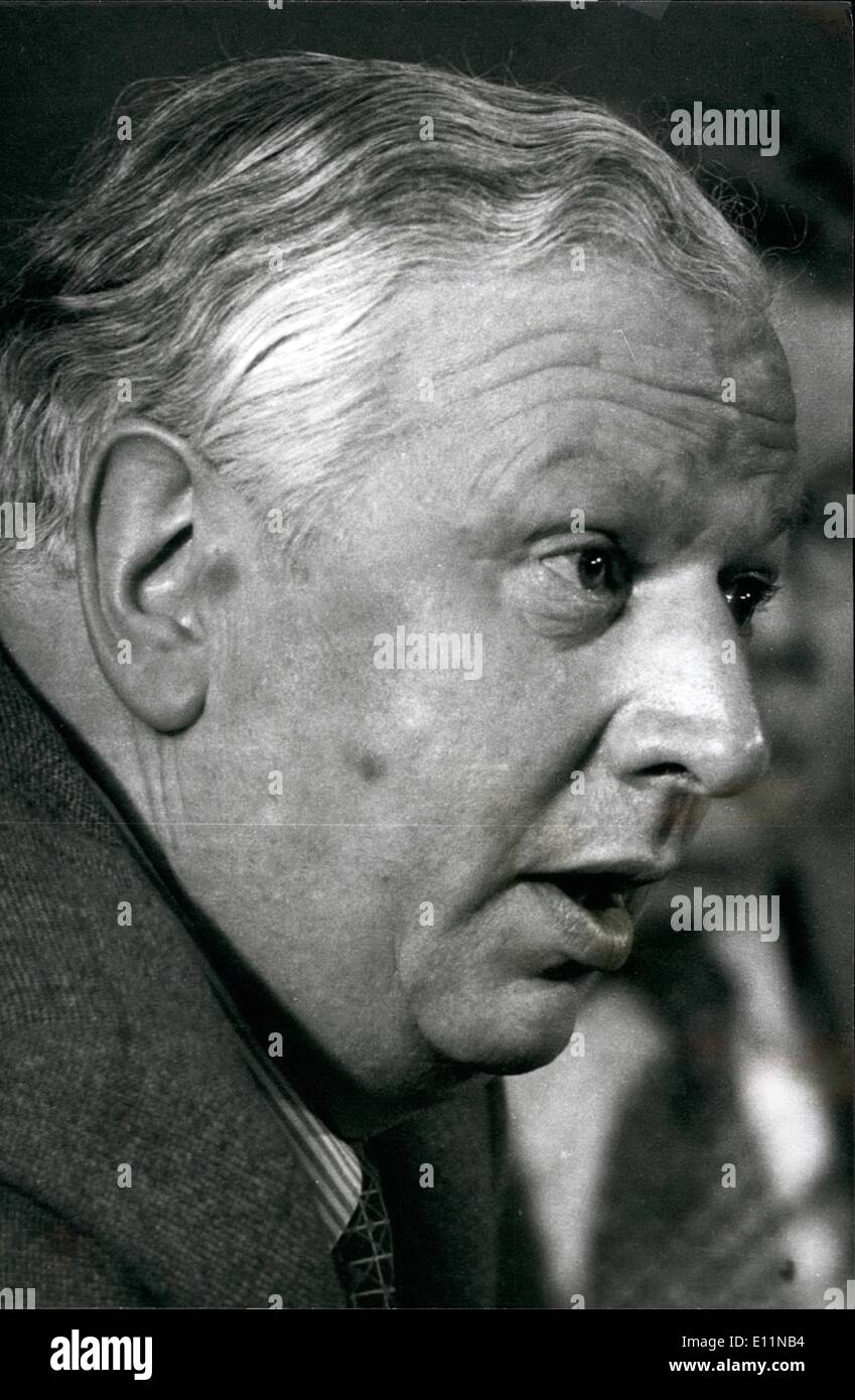 Apr. 04, 1979 - Conservative Party Press Conference: Photo Shows Mr ...