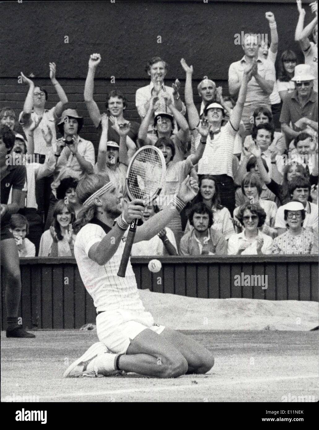 Bjorn Borg Wimbledon 1979 Stock Photos & Bjorn Borg Wimbledon 1979 ...