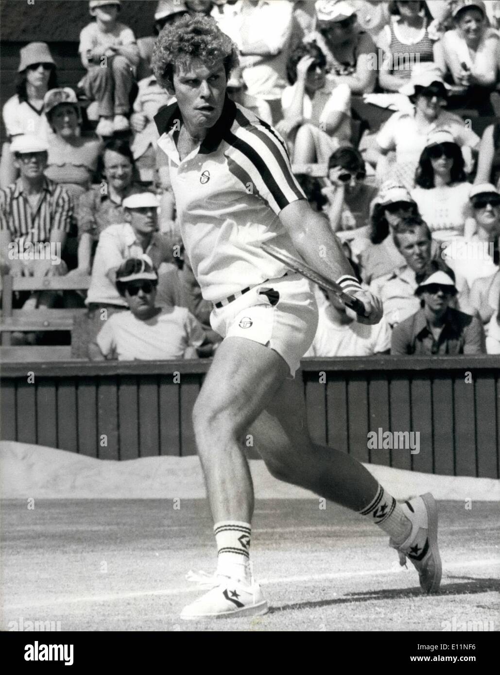 Jul. 07, 1979 - Men's Semi Finals at Wimbledon. Photo shows Roscoe ...