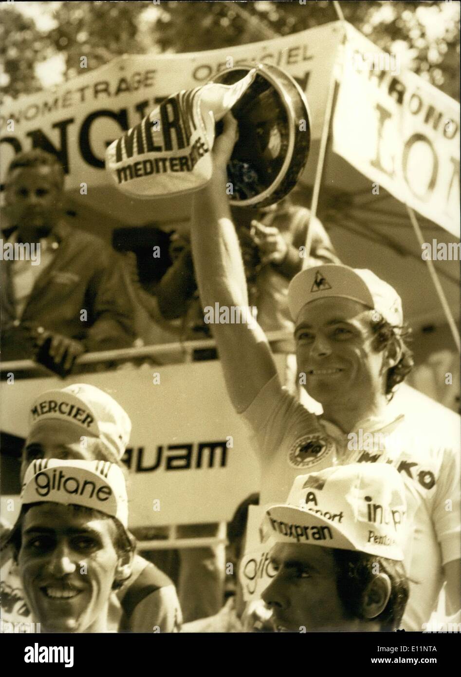 Jul. 23, 1979 - Bernard Hinault Wins the Tour de France Stock Photo - Alamy
