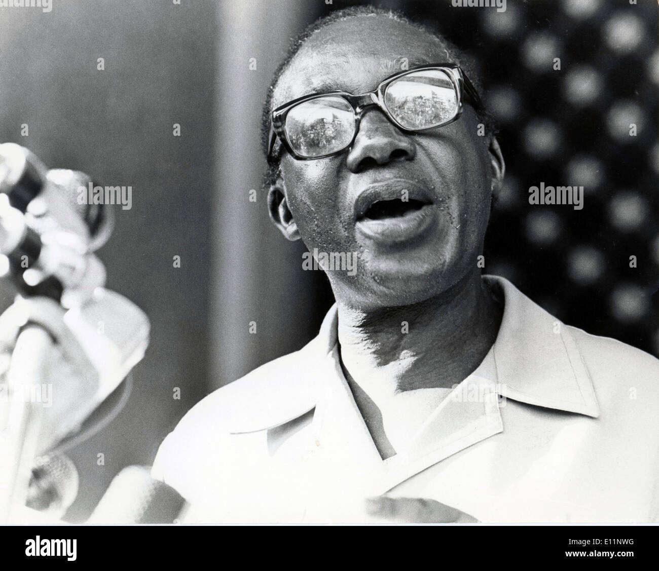 Apr. 20, 1979 - Nairobi, Kenya - The new President of Uganda, YUSUF ...