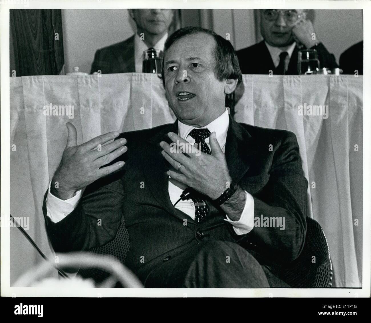 May 05, 1979 - Senator Howard Baker (Rep. Tenn). faced a fireing line ...
