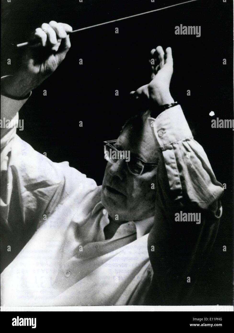 Aug. 28, 1979 - 85th birthday of Prof. Karl B?hm. One of the most ...