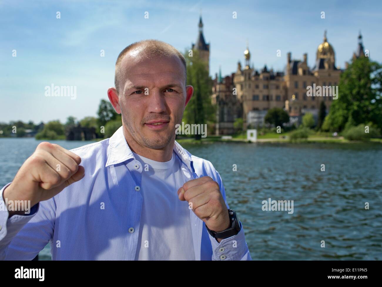 Schwerin, Germany. 21st May, 2014. World champion boxer Juergen ...