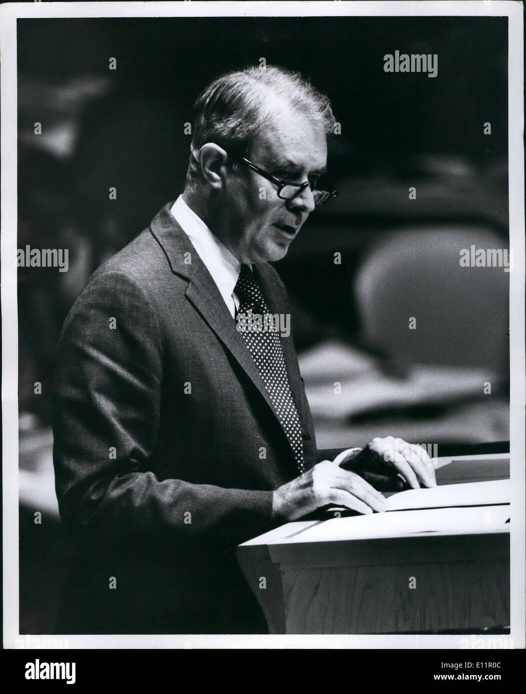 Sep. 09, 1979 - Cyrus Vance at UN Stock Photo - Alamy