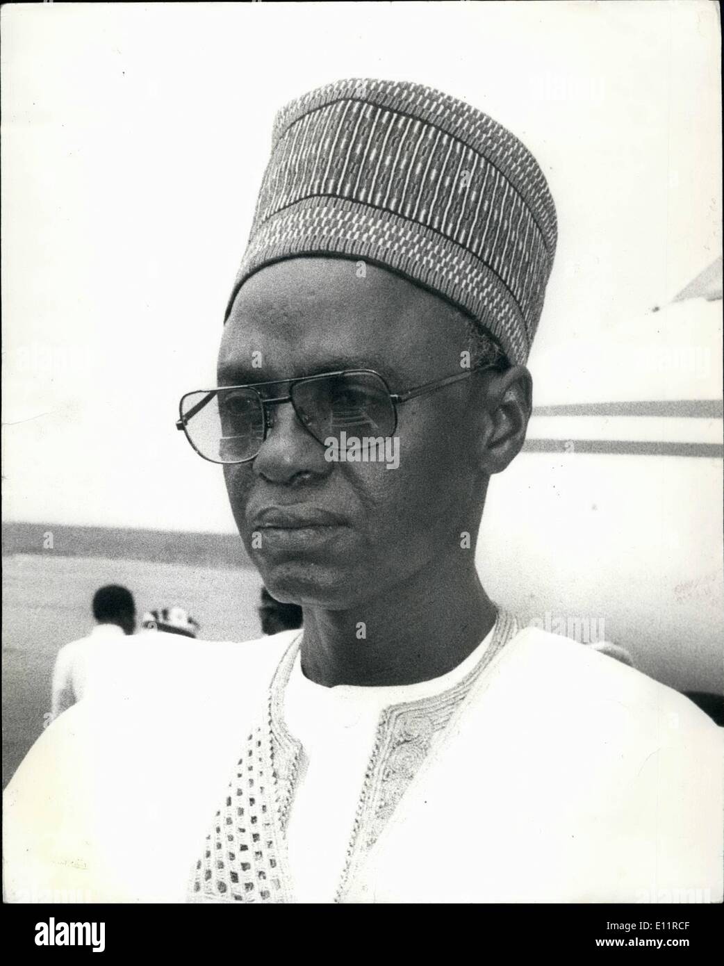 Oct. 10, 1979 - President Shehu Of Nigeria: President Sheha Shagari of ...
