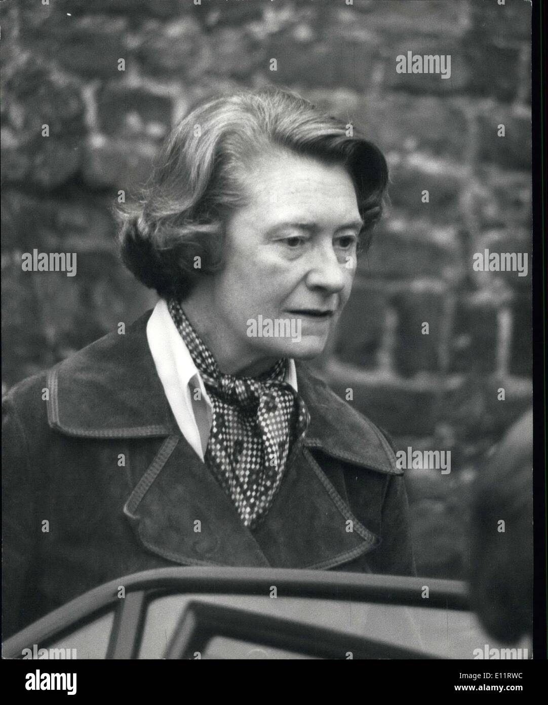 Oct. 15, 1979 - Inquest Of Airey Neave At Westminster. Photo shows Mrs ...