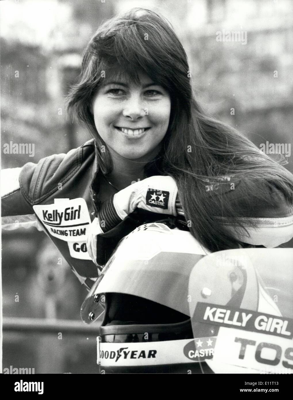 Feb. 02, 1980 - The World's fastest women road racer Gina Bovaird of ...