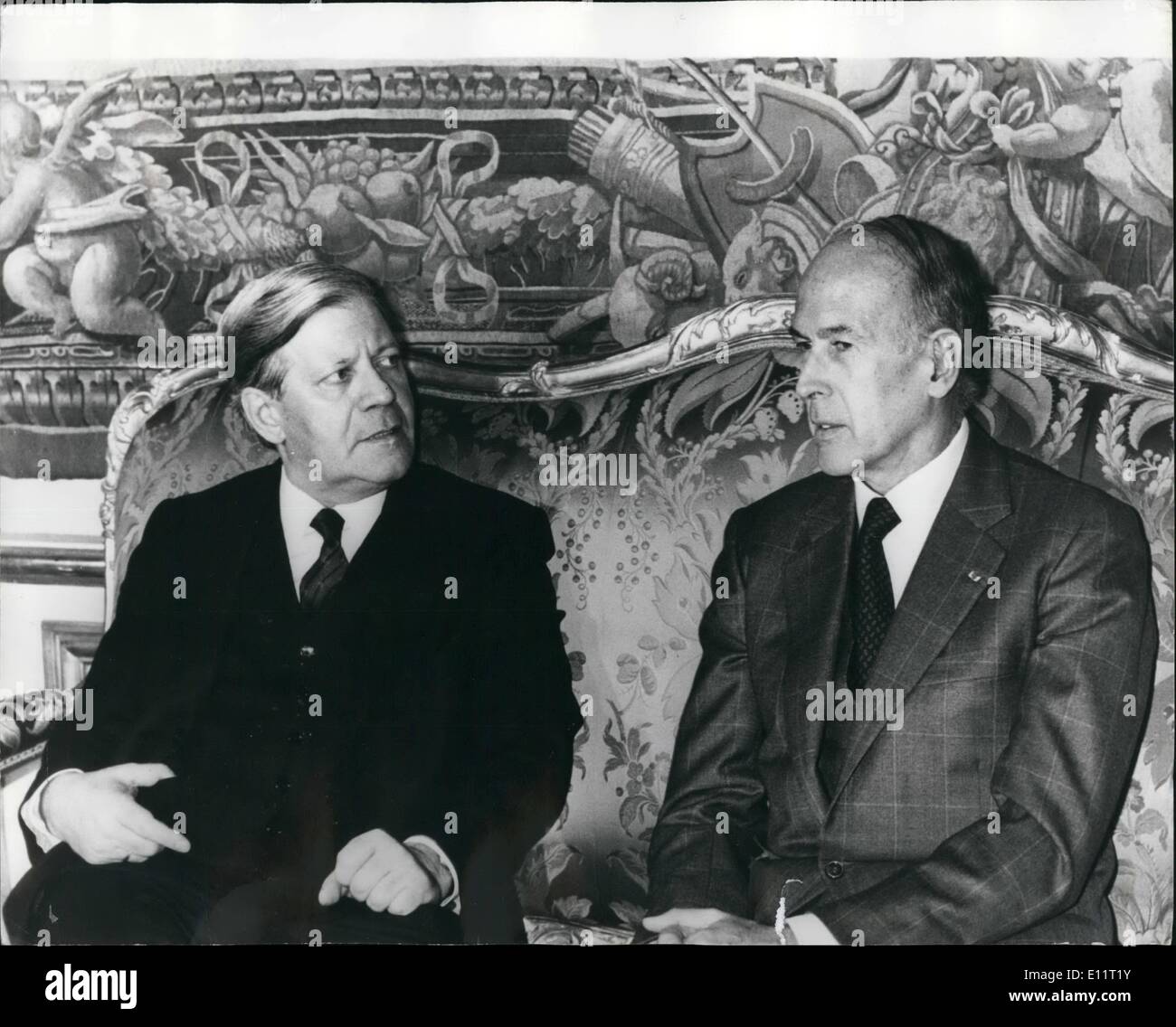 Helmut schmidt giscard d'estaing hi-res stock photography and images ...