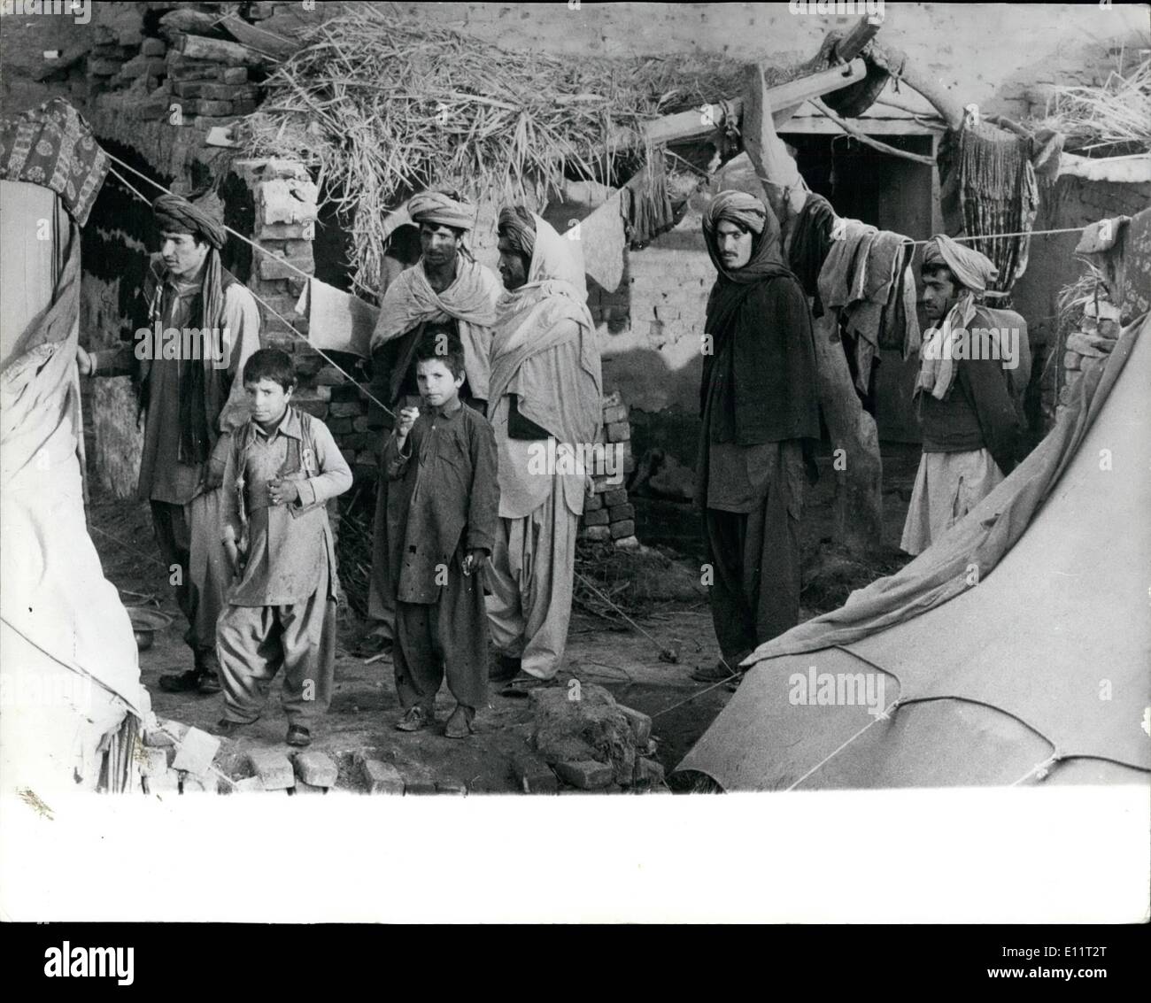 Feb. 02, 1980 - AFGAN FREFUGEES PUR INTO PAKISTAN. PHOTO SHOWS: Some of ...