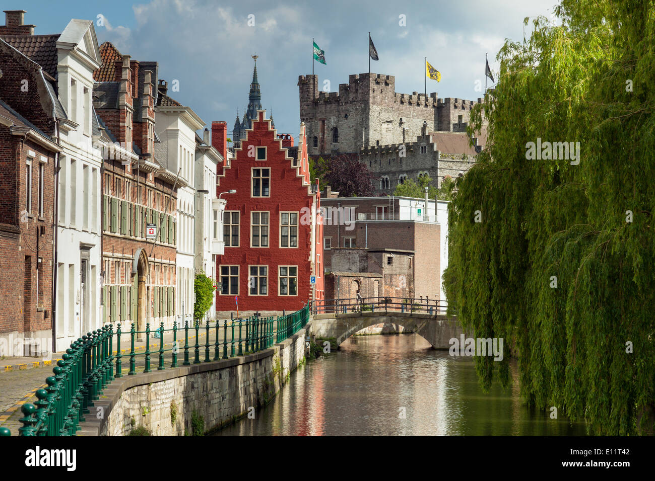 Gravensteen castle in Ghent, Belgium Stock Photo - Alamy