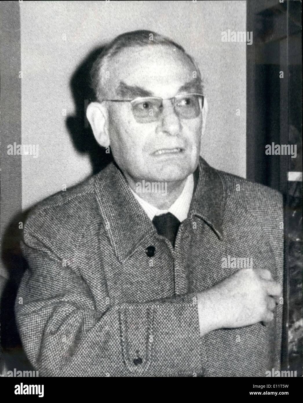 Nov. 11, 1979 - Sir Arthur Knight Chairman Of The Neb. Photo Shows: sir ...