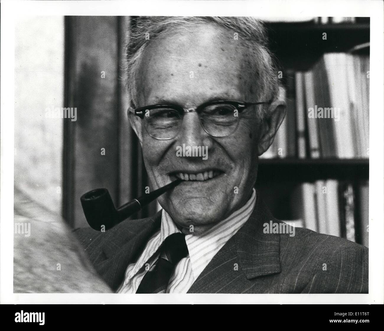 Nov. 11, 1979 - Theodore Schultz Nobel Prize For Economics Photo Shows ...