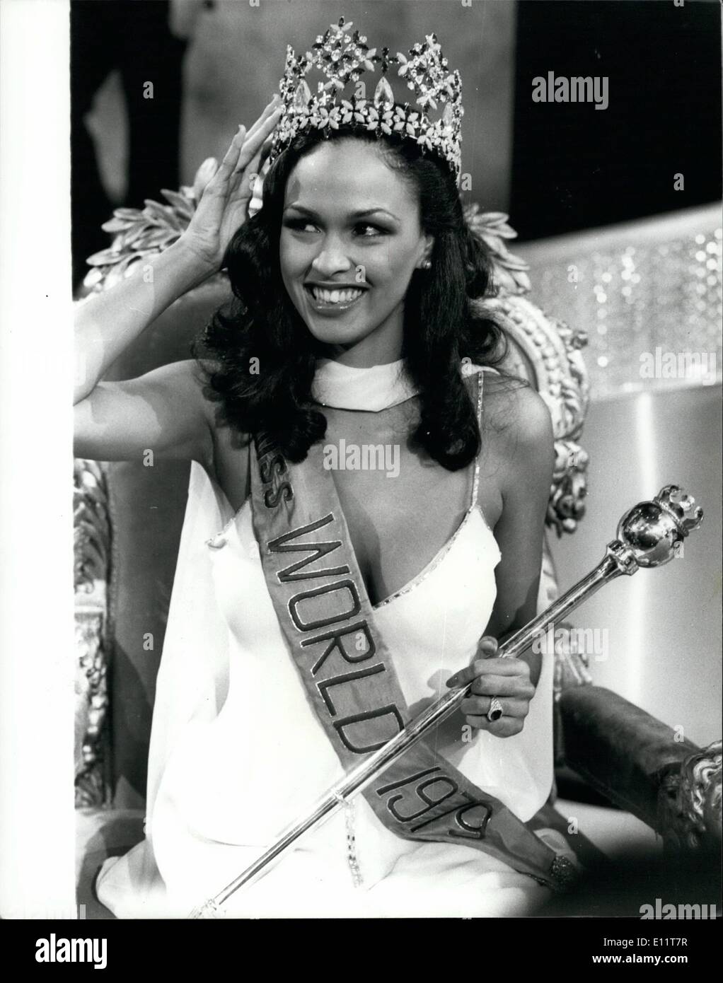 Nov. 11, 1979 - Gina Swainson is Miss World '79: 21 year old Gina ...