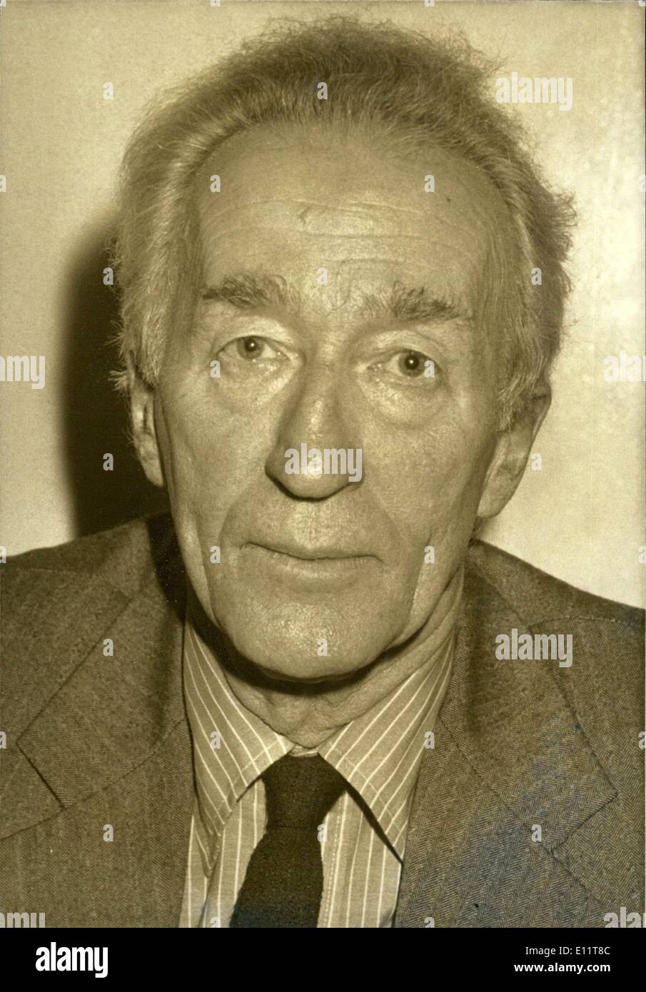 Nov. 13, 1979 - French Writer Claude Roy, ''Crossing the Pont des Arts ...