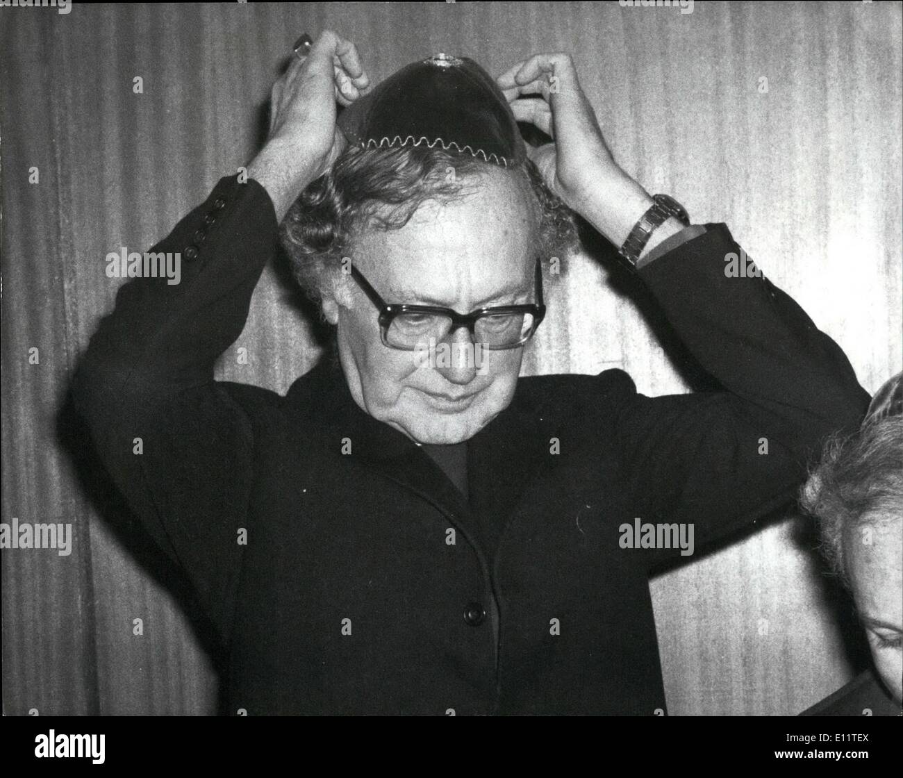Mar. 03, 1980 - Archbishop of Canterbury Robert Runcie attends luncheon ...
