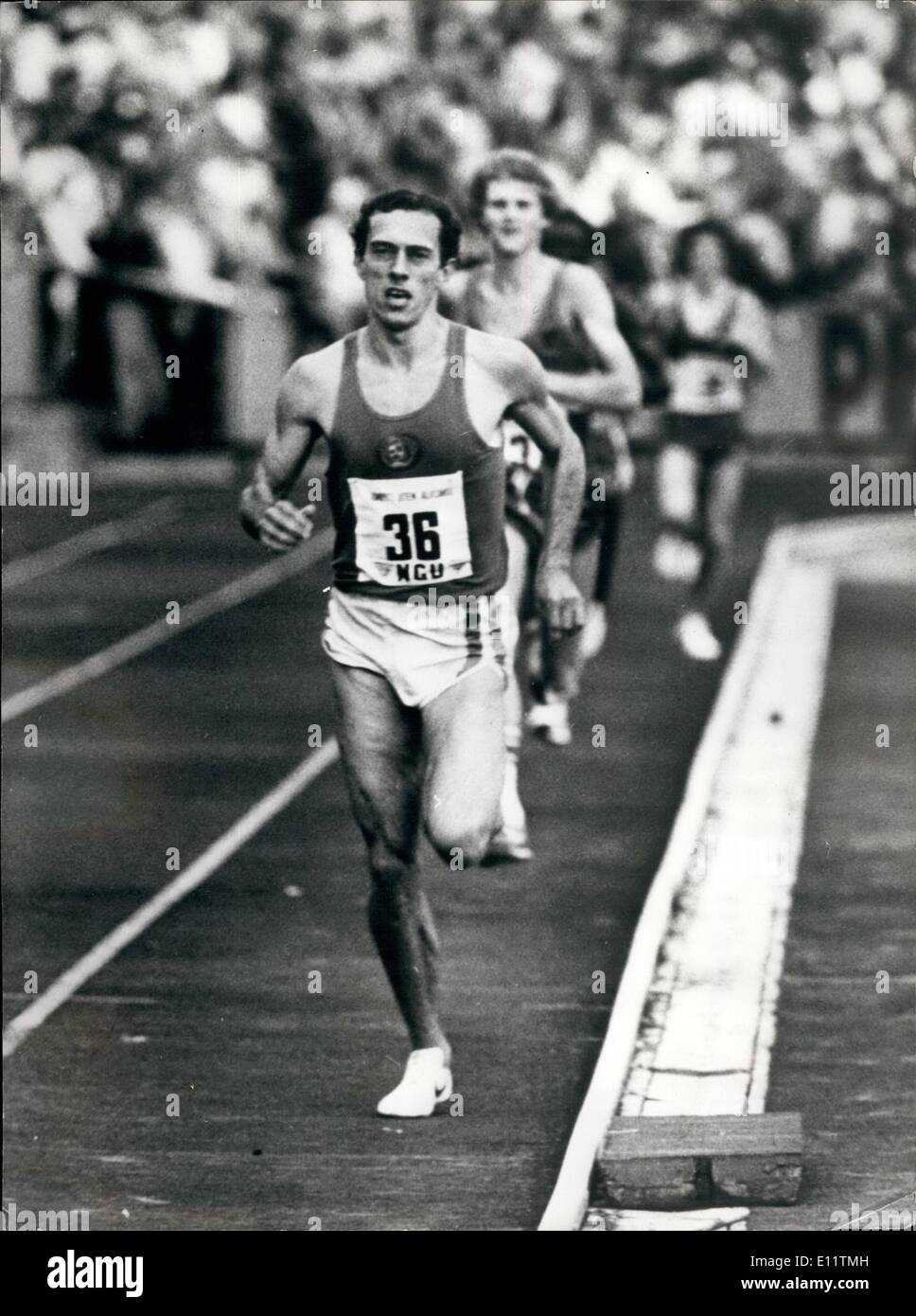 Jul. 07, 1980 - Steve Ovett Breaks World Record For The Mile In Oslo ...