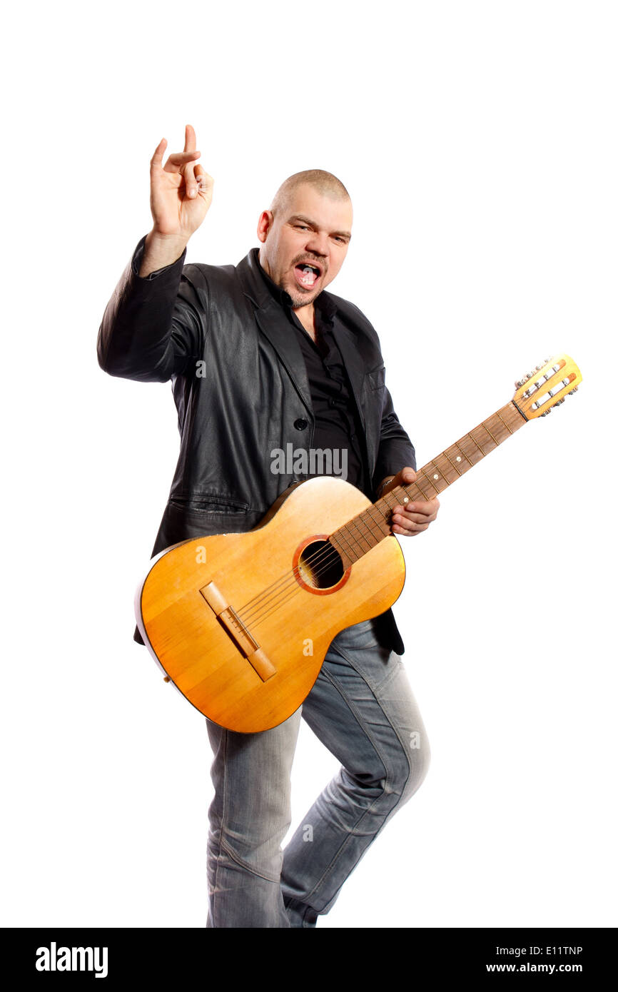 Man rock star hair hi-res stock photography and images - Alamy