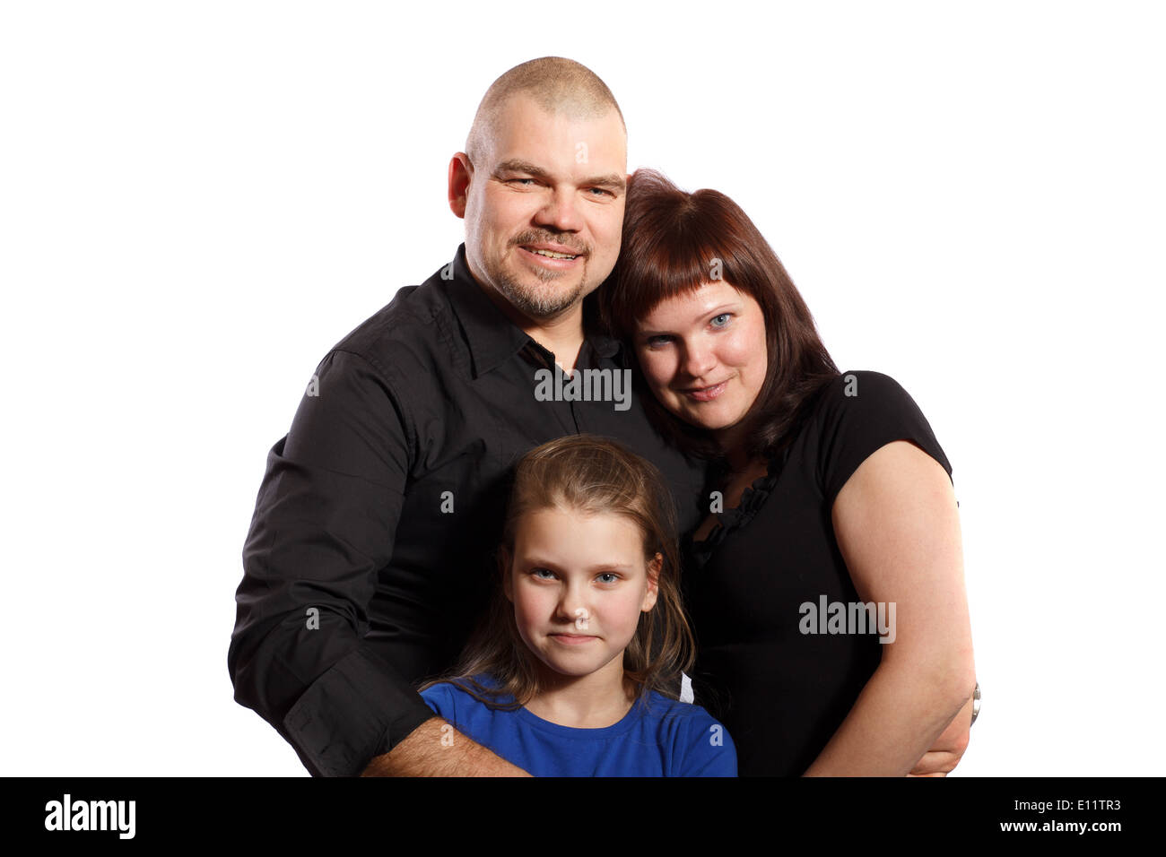 Family white caucasian woman man mother father mom dad hi-res stock ...