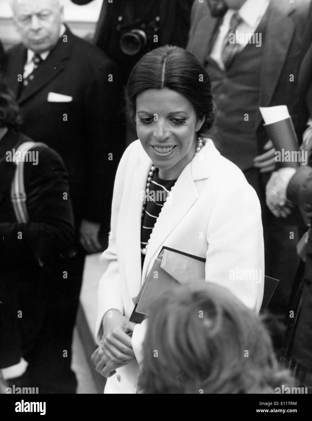 Christina onassis Black and White Stock Photos & Images - Alamy