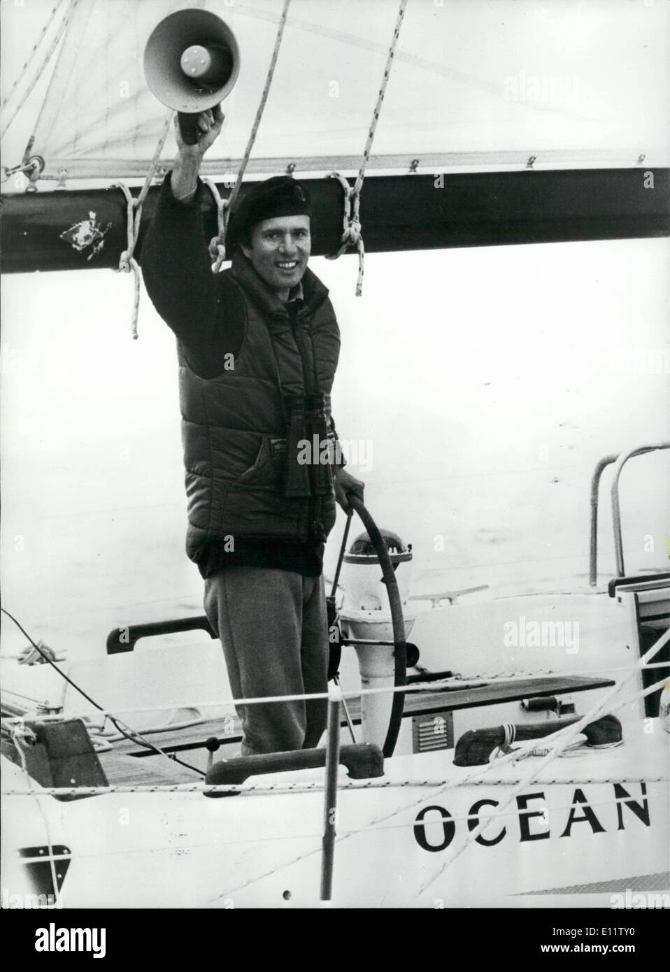Apr. 04, 1980 - Lone sailor beats chichester record. David Scott Cowper ...