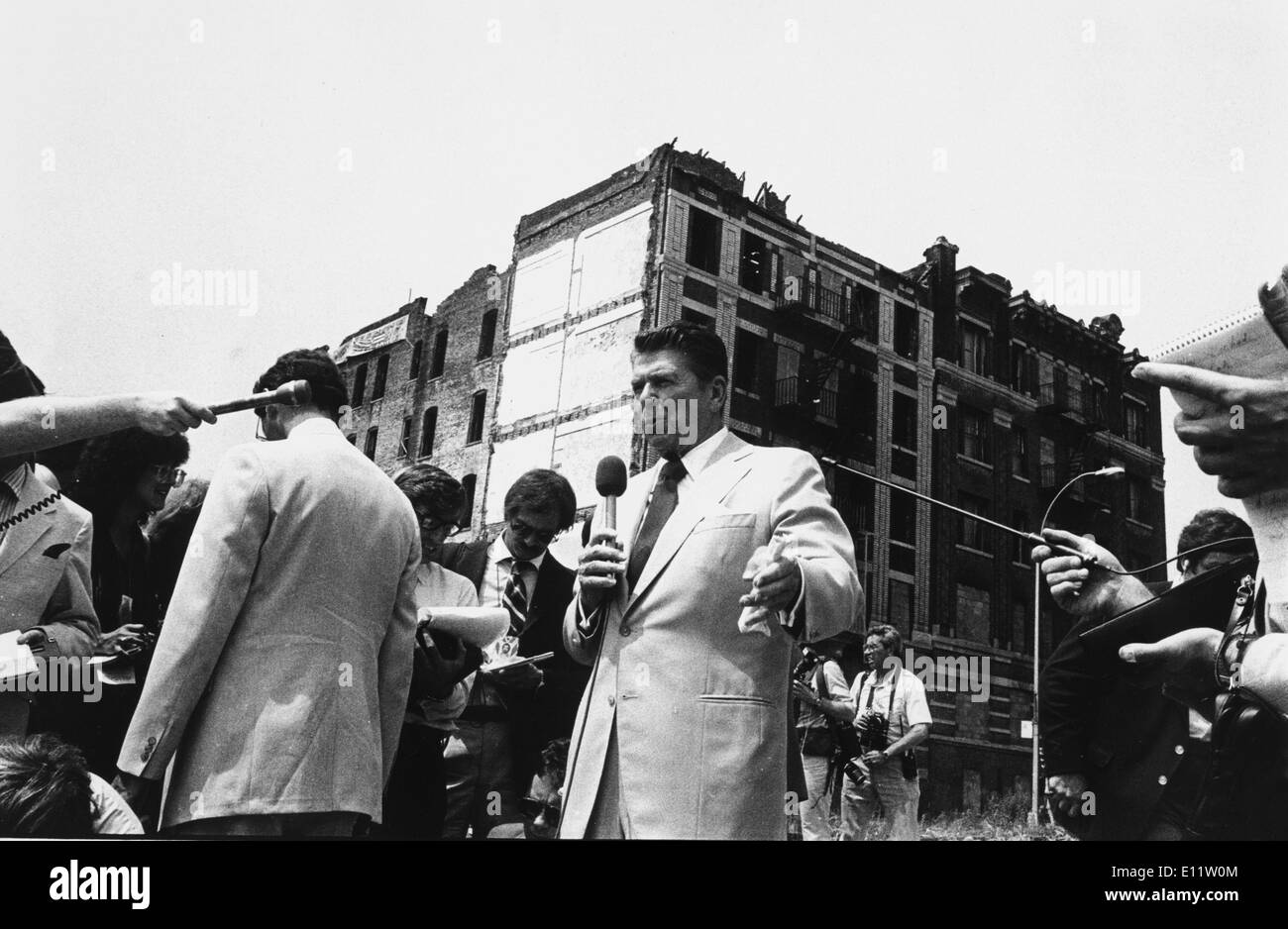 Jul 07, 1980; New York, NY, USA; REAGAN DIED JUNE 5, 2004. The 40th U.S ...