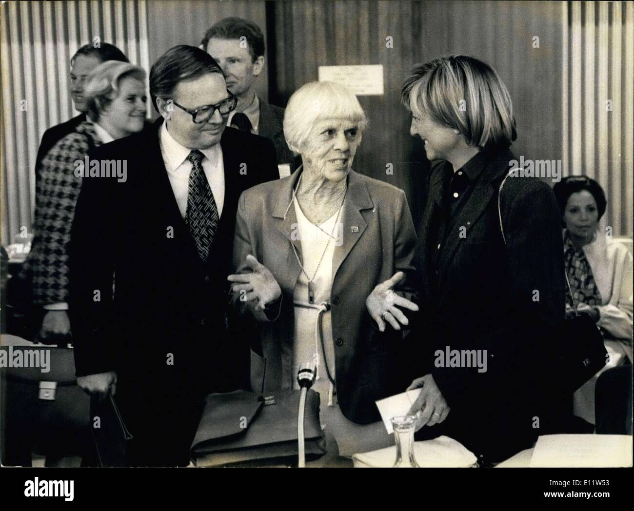 Apr. 16, 1980 - Lillian Carter with Ray Marshall and Nicole Pasquier at ...