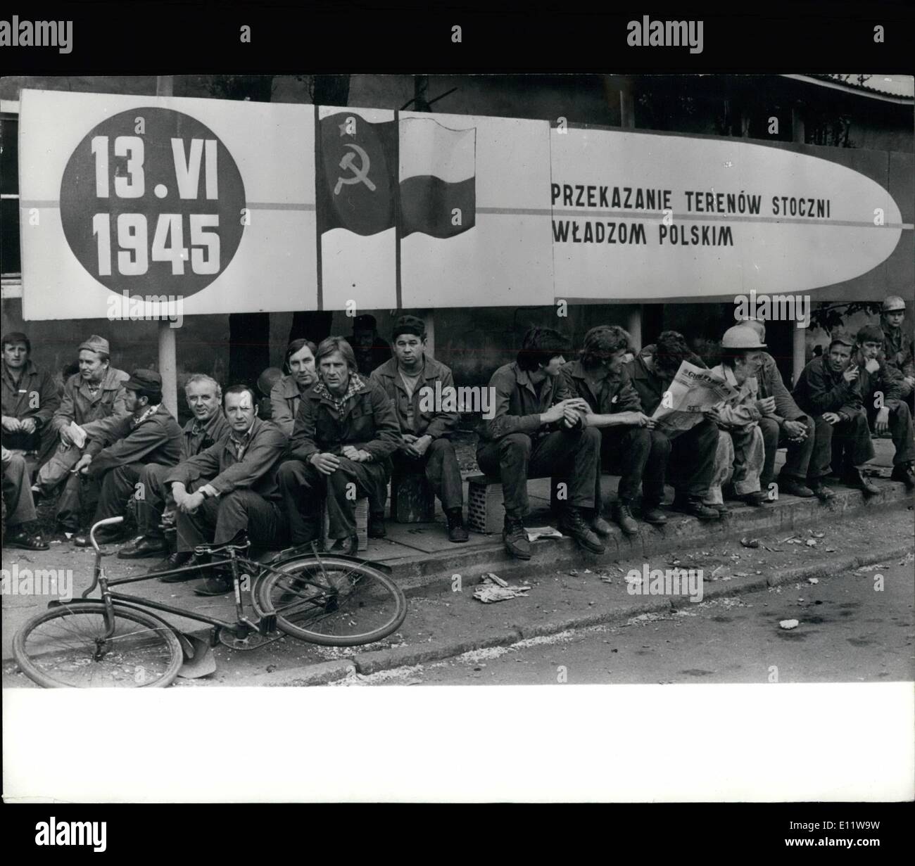 Gdansk Shipyard Strike Stock Photos & Gdansk Shipyard Strike Stock ...