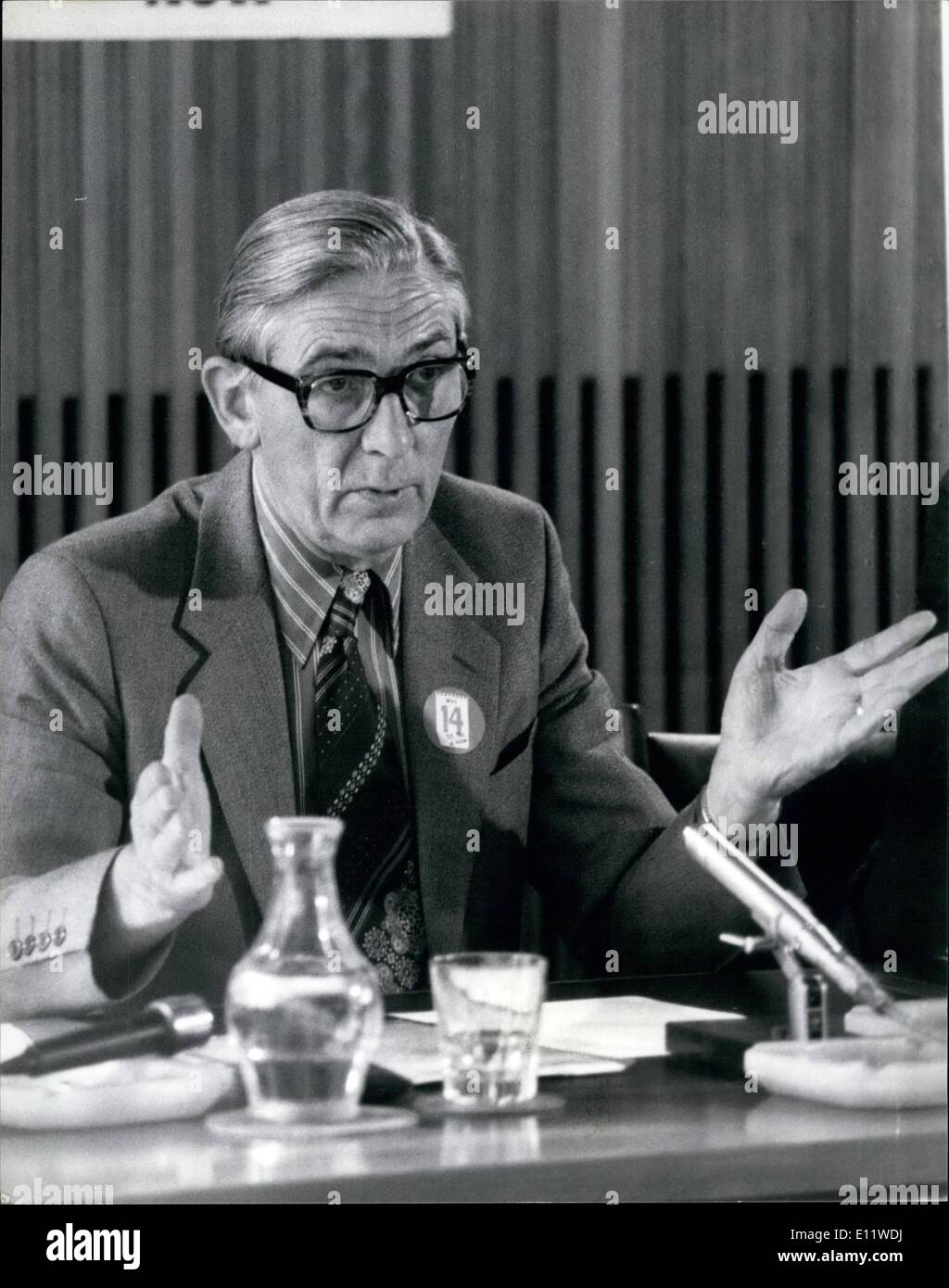 May 05, 1980 - Len Murray Holds Press Conference Photo Shows: General ...
