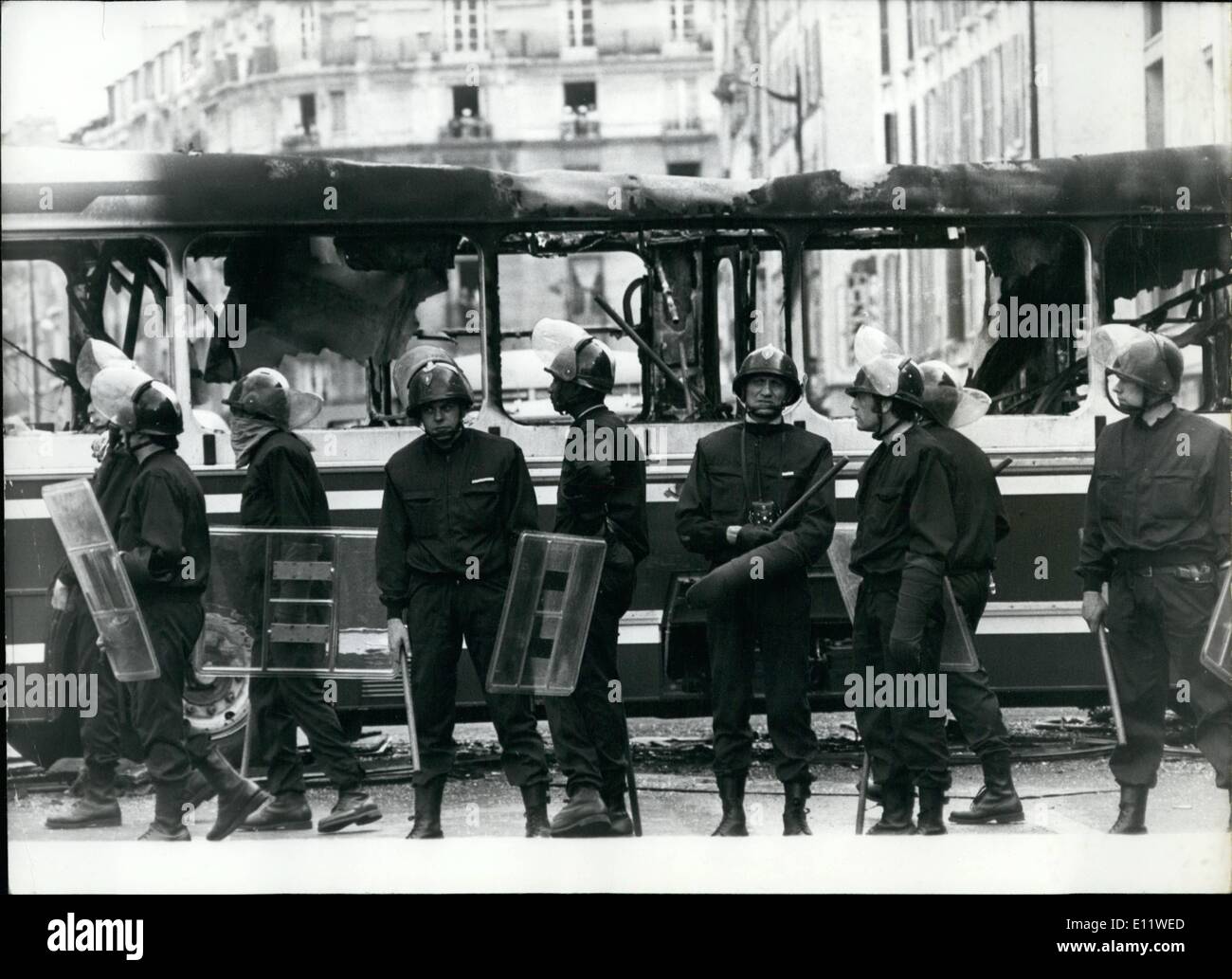 May 05, 1980 - Riots in the streets of Paris: Student rioters aired ...