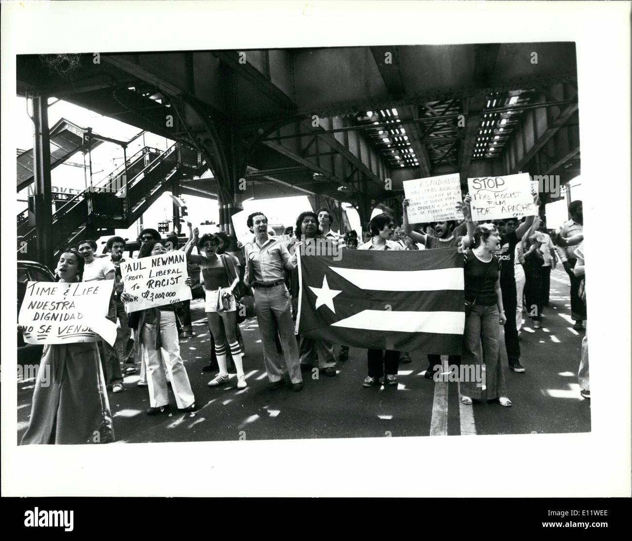 May 05, 1980 - New York City Residents of the South Bronx protest the ...