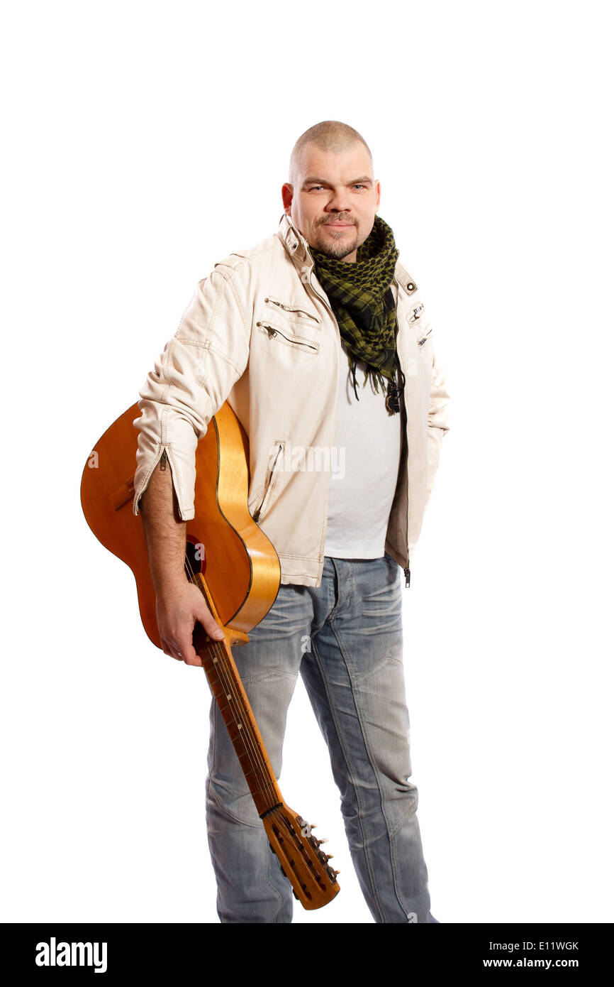 A man with musical instrument hi-res stock photography and images - Alamy