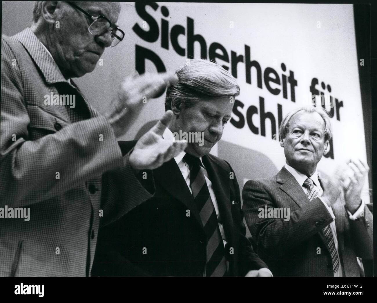 Jun. 06, 1980 - SPD-Party Rally in Essen/West Germany at June 8th and ...