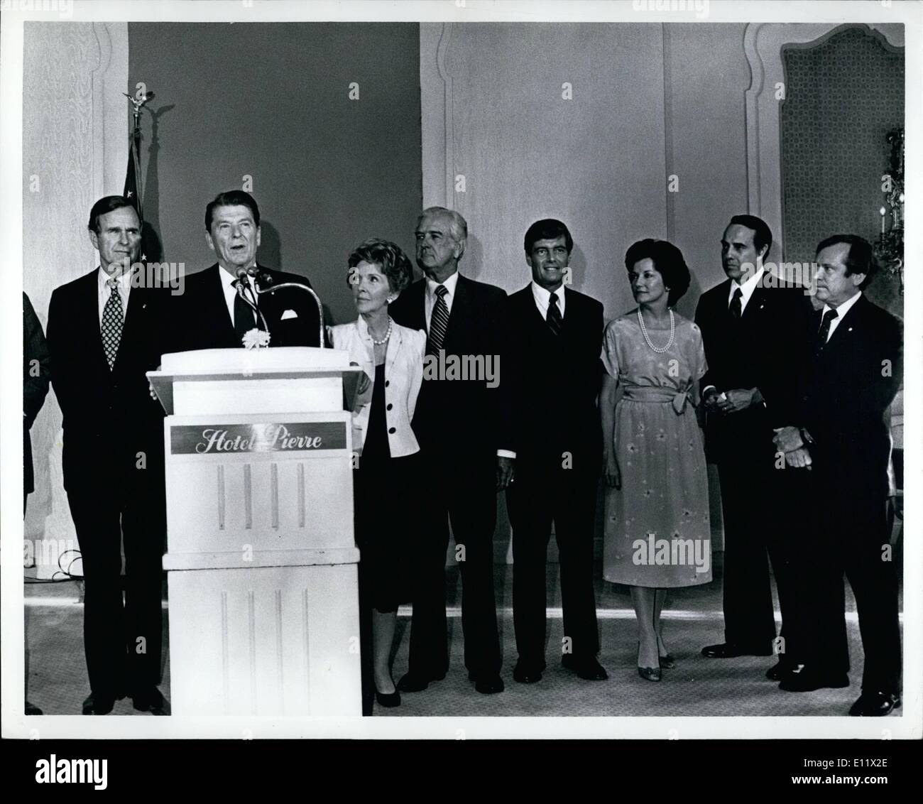 Jun. 06, 1980 - The hotel Peirre, new york city. Gov. Ronald Reagan ...