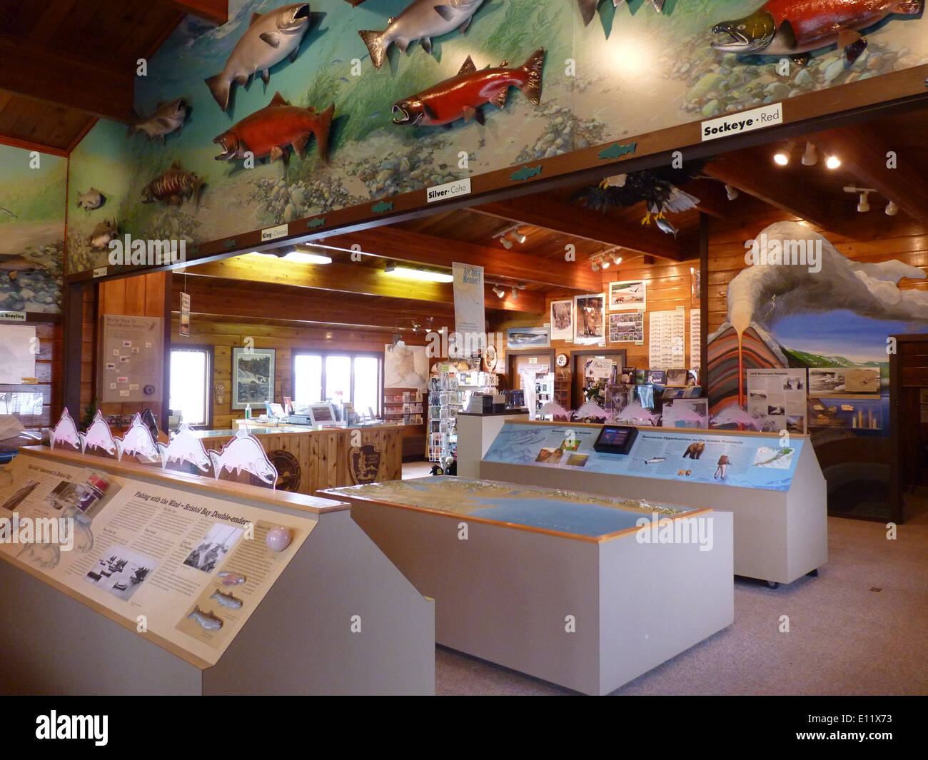 The Visitor Center at the Alaska Peninsula/Becharof National Wildlife ...