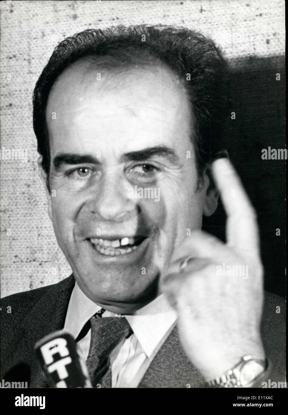 Oct. 13, 1980 - Georges Marchais (pictured), General Secretary of the ...