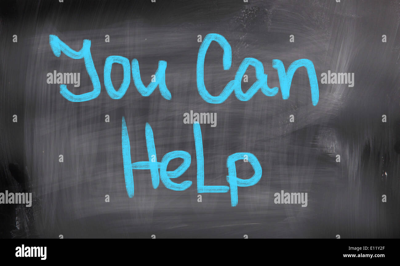 You Can Help Concept Stock Photo - Alamy