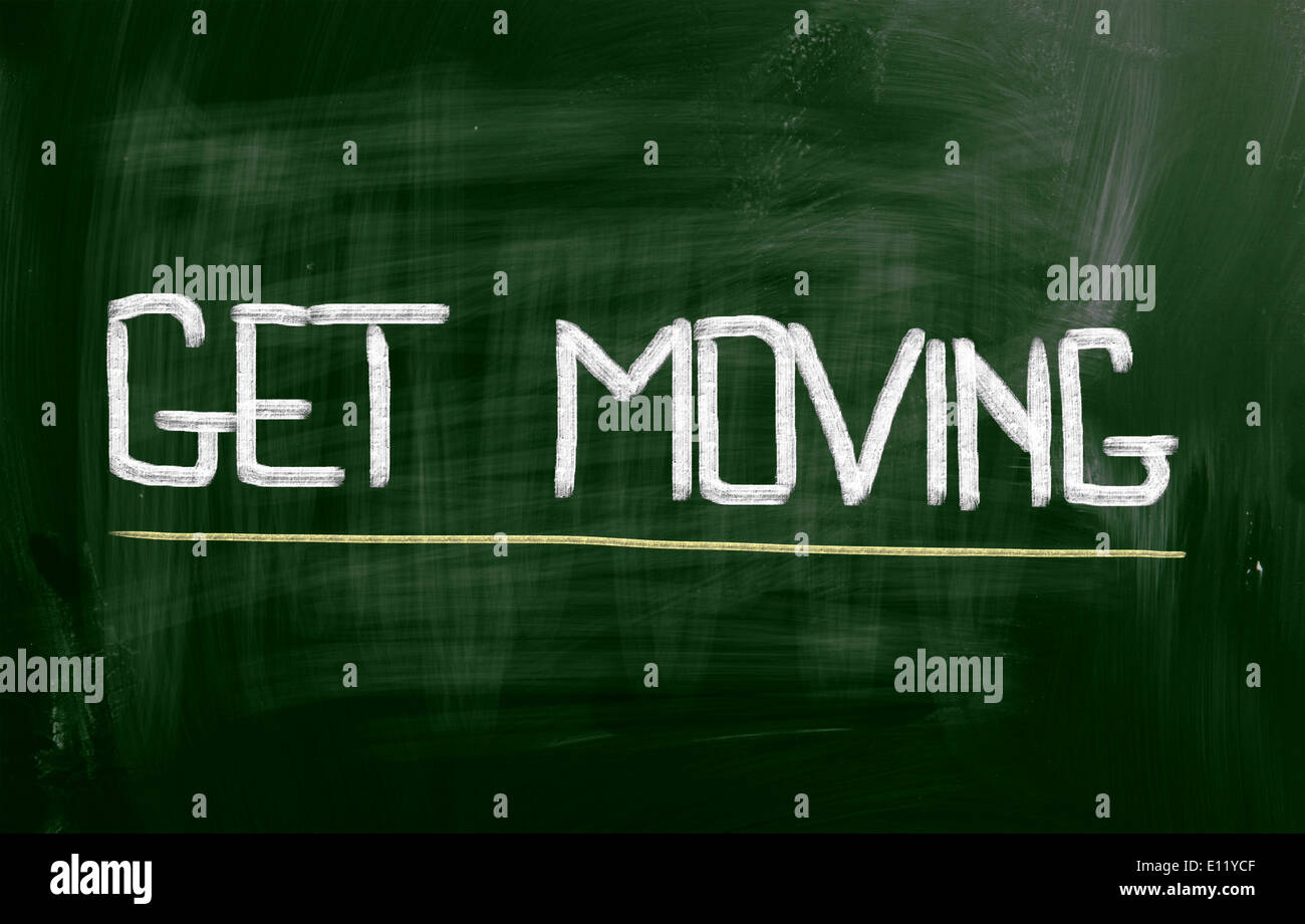 Get Moving Concept Stock Photo - Alamy