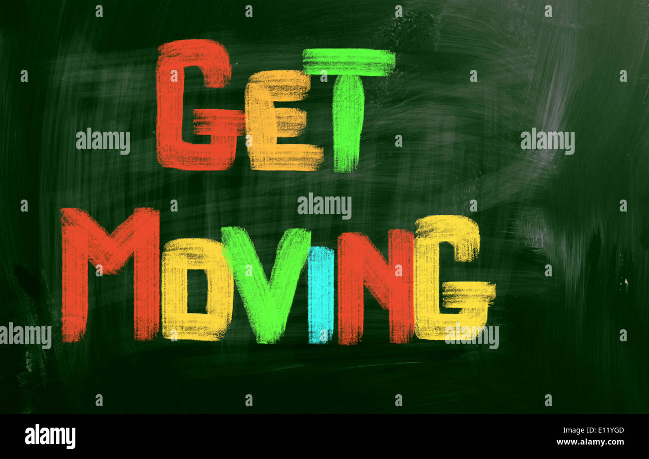 Get Moving Concept Stock Photo - Alamy