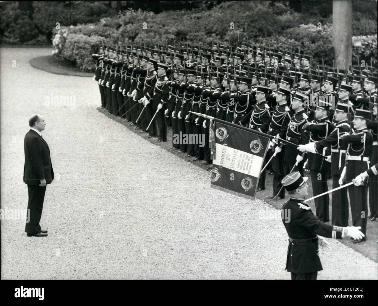 May 21, 1981 - This picture was taken during the transfer of powers ...