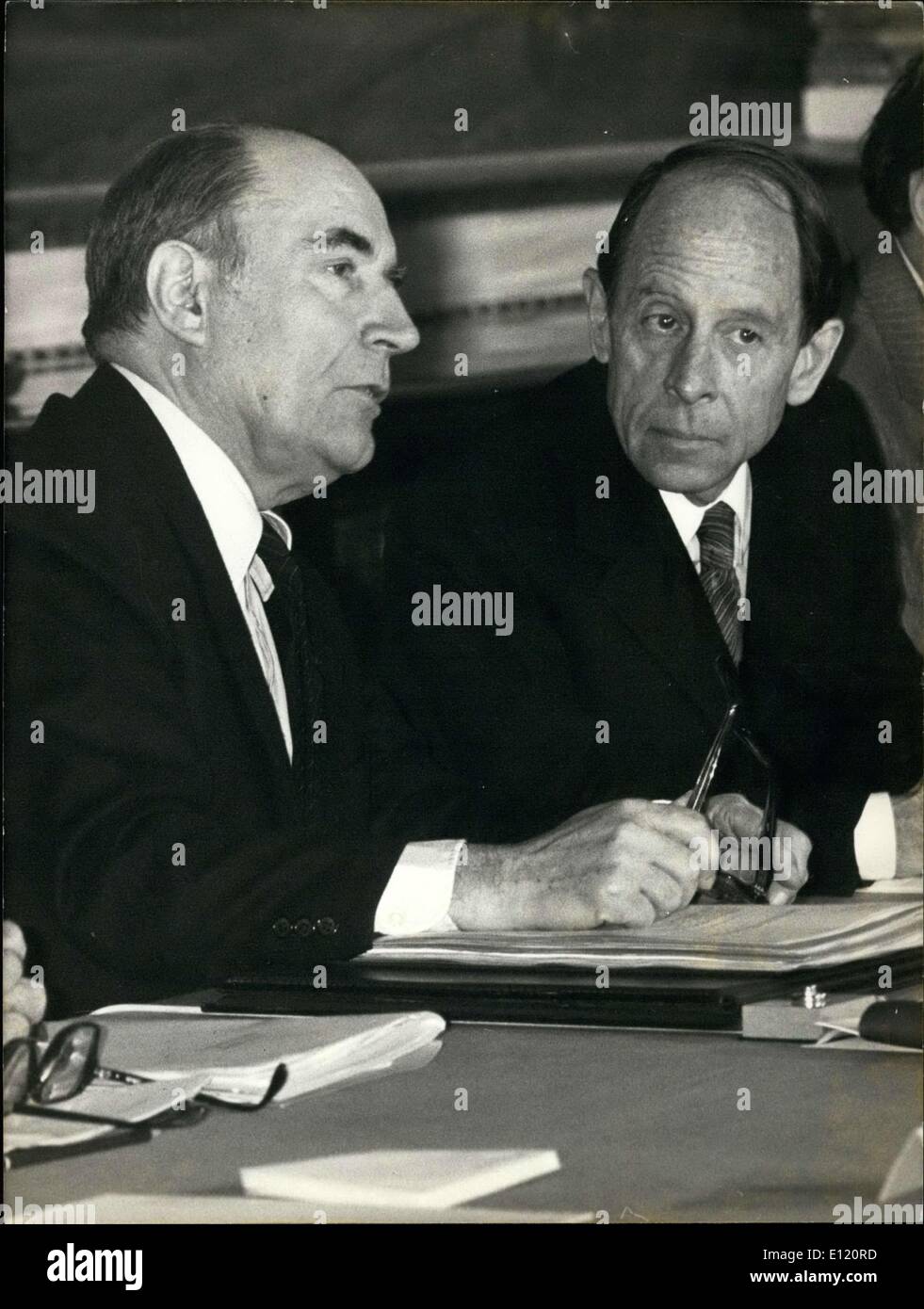 May 27, 1981 - The new President of France, Francois Mitterrand ...