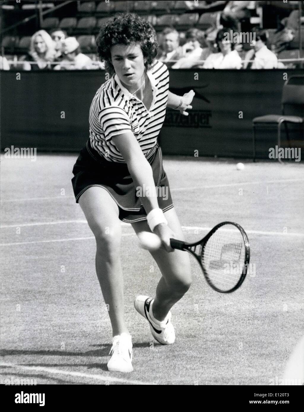 Jun. 03, 1981 - June 3rd 1981 Beckenham Tennis Ã¢â‚¬â€œ Pam Shriver ...