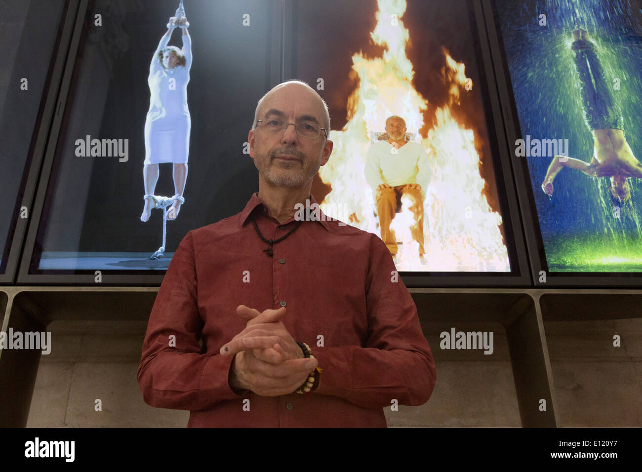 Video installation "Martyrs (Earth, Air, Fire, Water)" by American ...