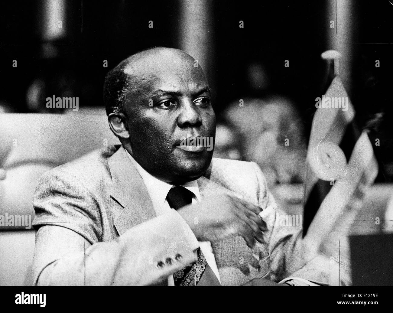 Nairobi, Kenya; GODFREY BINAISA President of Uganda & Chairman of the ...