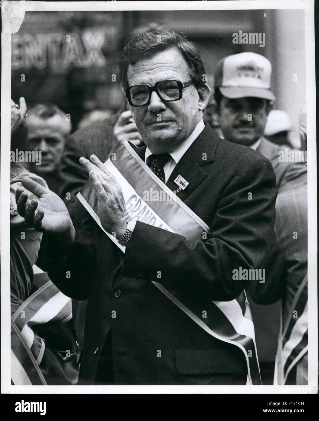 Jul. 07, 1981 - Photo shows NYC, Labor Day Parade Lane Kirkland, Pres ...