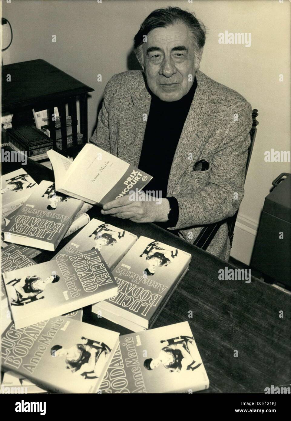 Nov. 16, 1981 - The Goncourt Prize was given today to Mr. Lucien Bodard ...