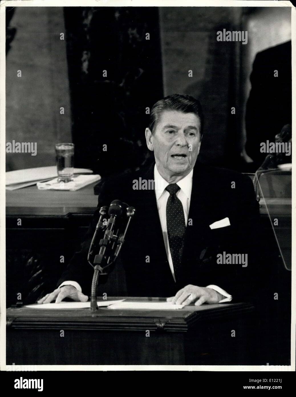 Jan. 26, 1982 - Less Government spending and lower taxes Washington , D ...