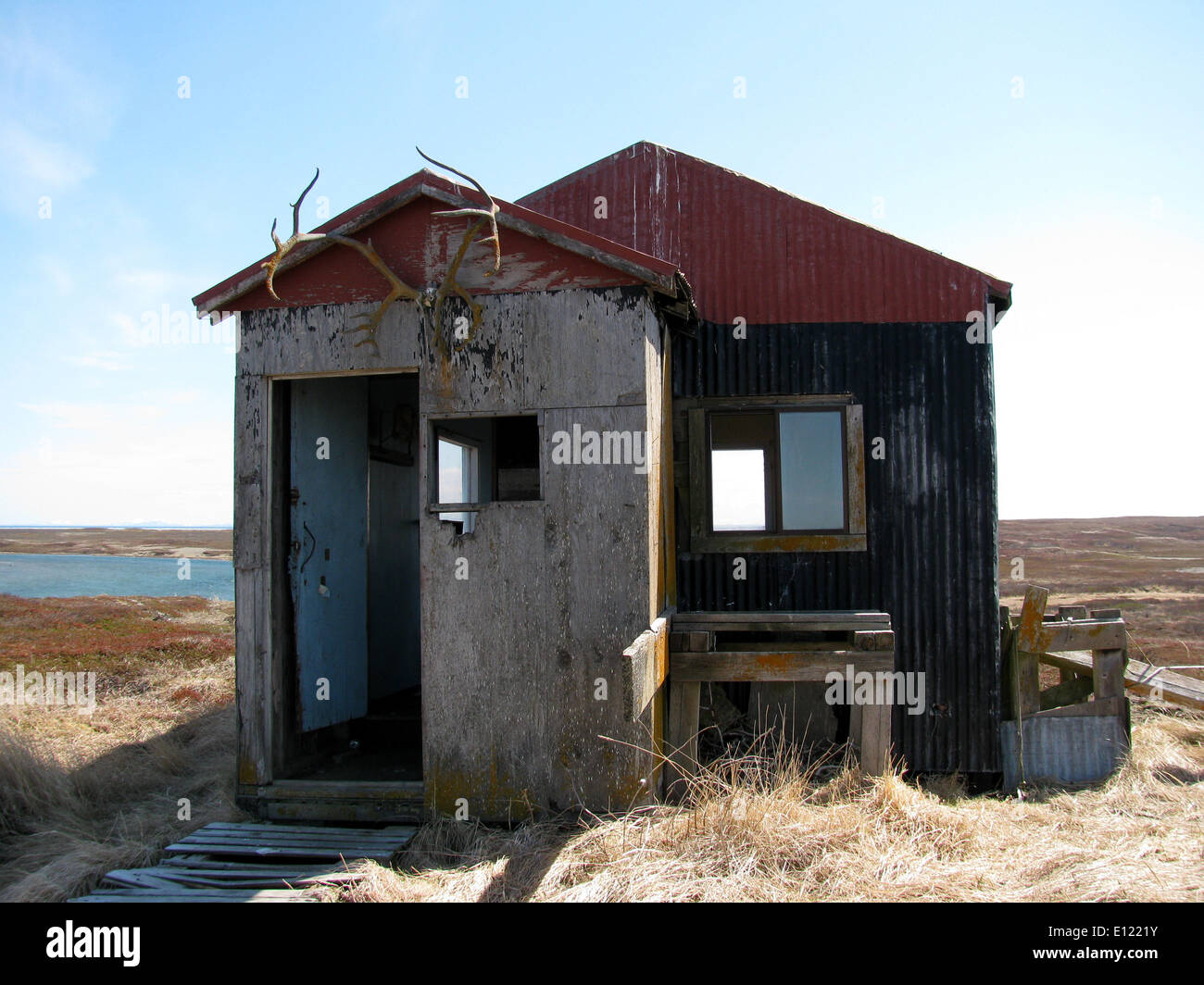 A cabin located within the Alaska Peninsula/Becharof National Wildlife ...