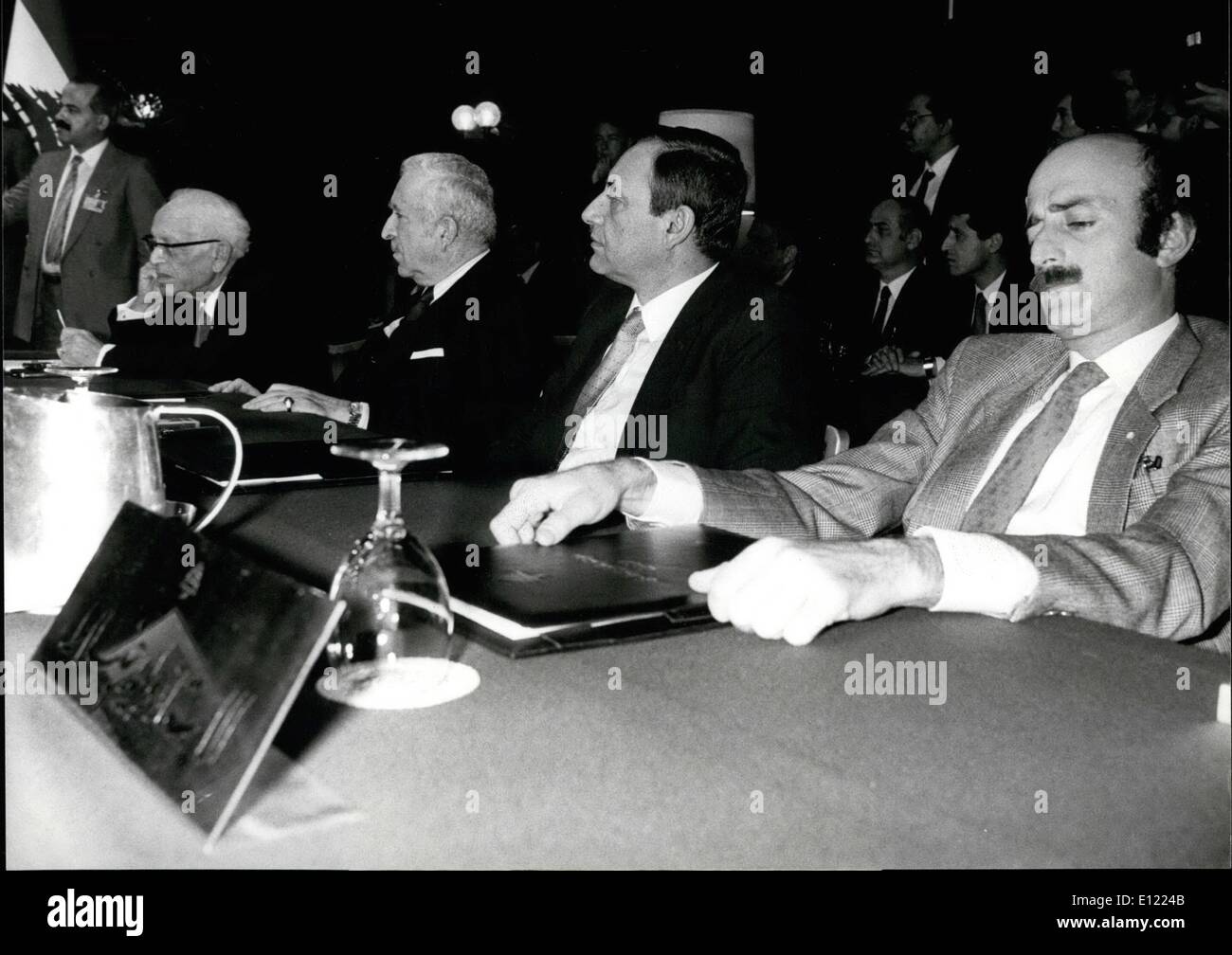 Jan. 01, 1983 - Labanon Reconciliation Conference in Geneva Our picture ...