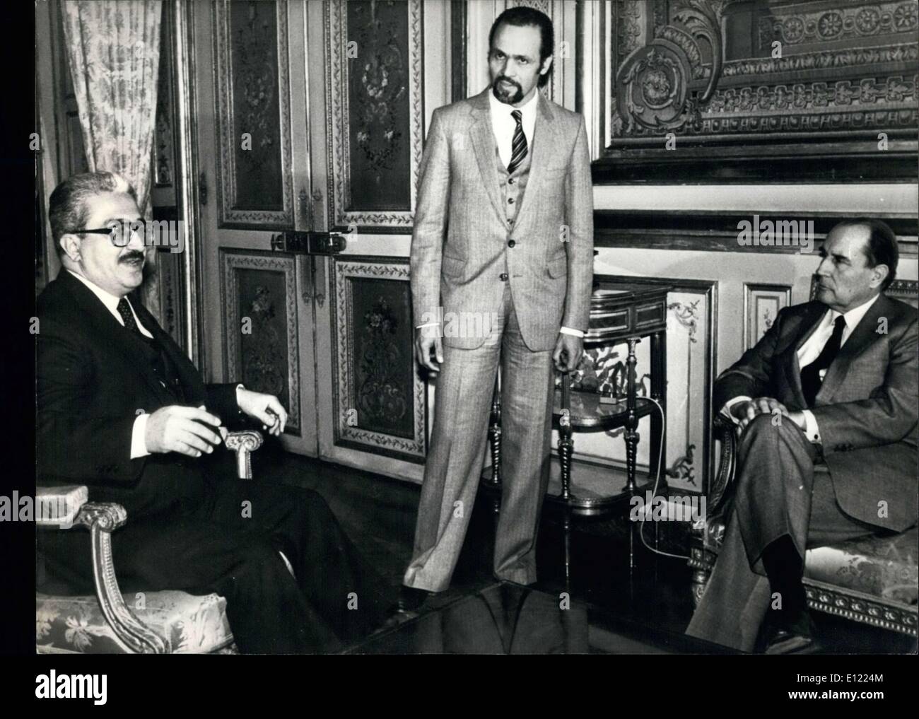 Jan. 07, 1983 - Aziz, Iraq's Prime Minister, met with Mitterrand to ...